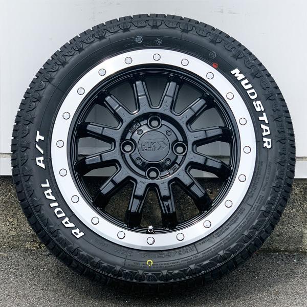 MUDSTAR スクラム DG17 DG64 DG62 クリッパー リオ DR17 U71 U72 アクティ HH HA 14インチ 155/65R14 タイヤホイールセット 4本 リフト ...