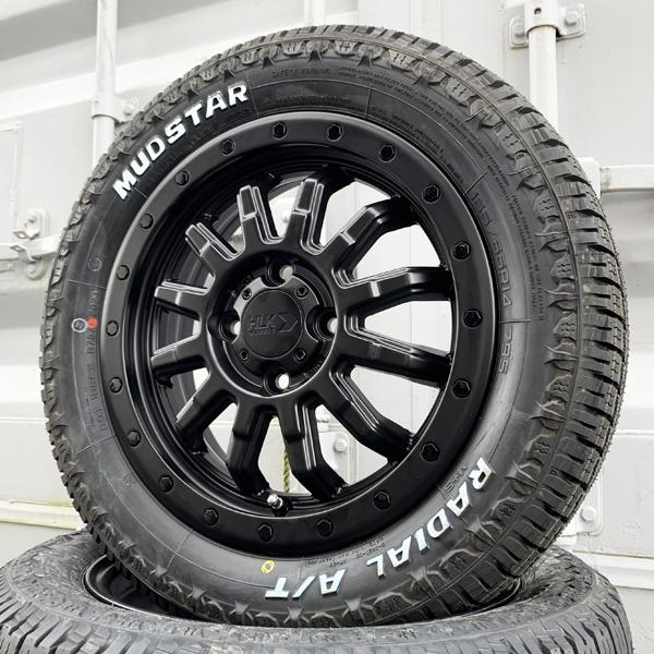 MUDSTAR スクラム DG17 DG64 DG62 クリッパー リオ DR17 U71 U72 アクティ HH HA 14インチ 155/65R14 タイヤホイールセット 4本 リフト ...