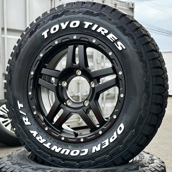 5本セット!! ジムニー シエラ JB74W タイヤ ホイール セット トーヨー オープンカントリー RT 225/70R16 235/70R16 ホワイトレター 215/70R16 ブラック ...
