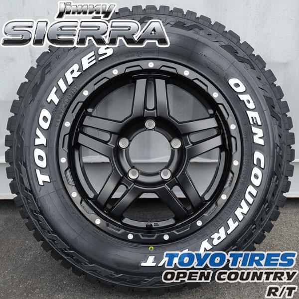 OPEN COUNTRY ジムニー シエラ JB74W タイヤ ホイール セット 4本 トーヨー オープンカントリー RT 185/85R16 225/70R16 235/70R16 ホワイト ...