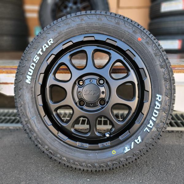 MUDSTAR ホワイトレター 軽トラ 軽バン タイヤホイールセット 14インチ マッドスター ラジアル A/T 155/65R14 エブリイ デッキバン ワゴン : アラジンホイールズ ...