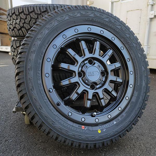 GEOLANDAR ハイゼット キャリー エブリイ N-VAN ハスラー 14インチ 新品 タイヤホイールセット ヨコハマ ジオランダー X ...