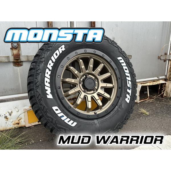 デリカD5 RAV4 CX5 エクストレイル アルファード 新品 16インチ タイヤホイール 4本 MONSTA MUD WARRIOR ...
