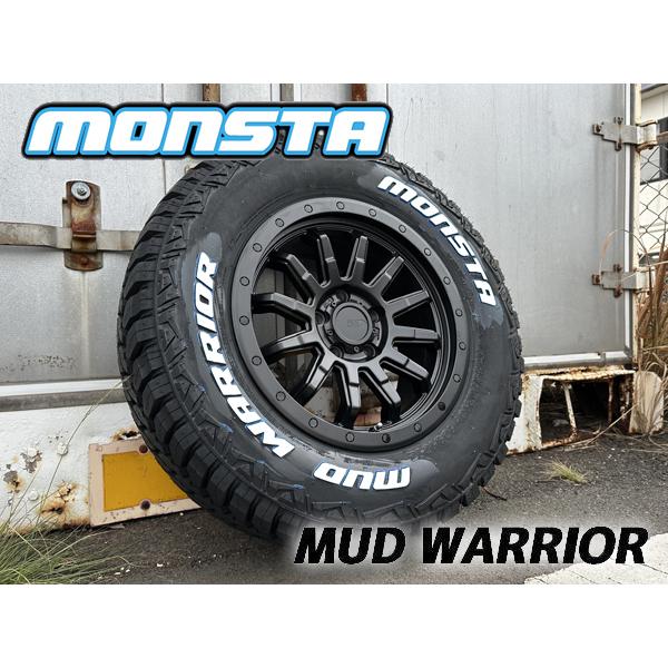 デリカD5 RAV4 CX5 エクストレイル アルファード 新品 16インチ タイヤホイール 4本 MONSTA MUD WARRIOR ...