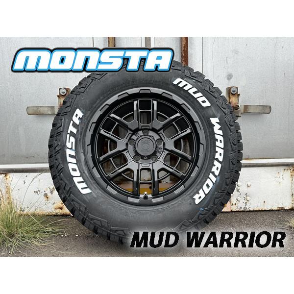 デリカD5 RAV4 CX5 エクストレイル アルファード 新品 16インチ タイヤホイール 4本 MONSTA MUD WARRIOR ...