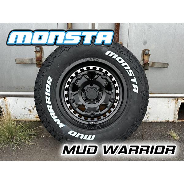 デリカD5 RAV4 CX5 エクストレイル アルファード 新品 16インチ タイヤホイール 4本 MONSTA MUD WARRIOR ...