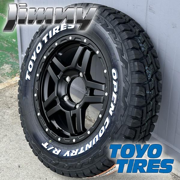 OPEN COUNTRY ジムニー JB64 JB23 JA22 JA11 16インチ 新品 タイヤホイール 4本セット TOYO OPENCOUNTRY RT 185/80R16 ホワイト ...