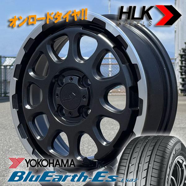 GEOLANDAR スペーシア ギア カスタム MK53 MK54 MK94 14インチ 新品タイヤホイール4本セット YOKOHAMA BluEarth ES32 155/65R14 165 ...
