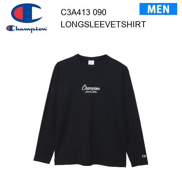 【メール便】24fw チャンピオン Champion ロングスリーブTシャツ ブラック C3-A413 カラー 090 メンズ 正規品 : 2-c3a413-090 : スポーツショップ ...