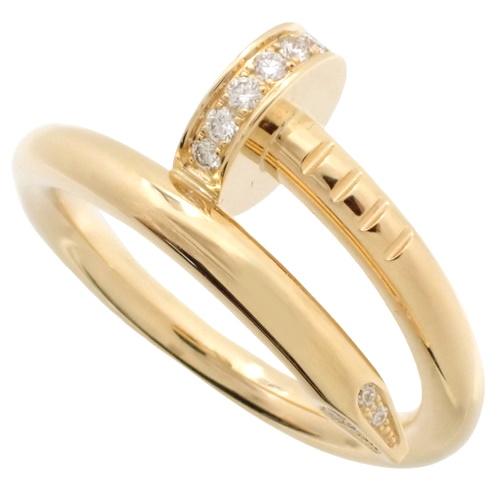 カルティエ ジュスト アン クル リング・指輪 アクセサリー ジュエリー K18 イエローゴールド AU 750 11(51)号 40802067327【アラモード ...