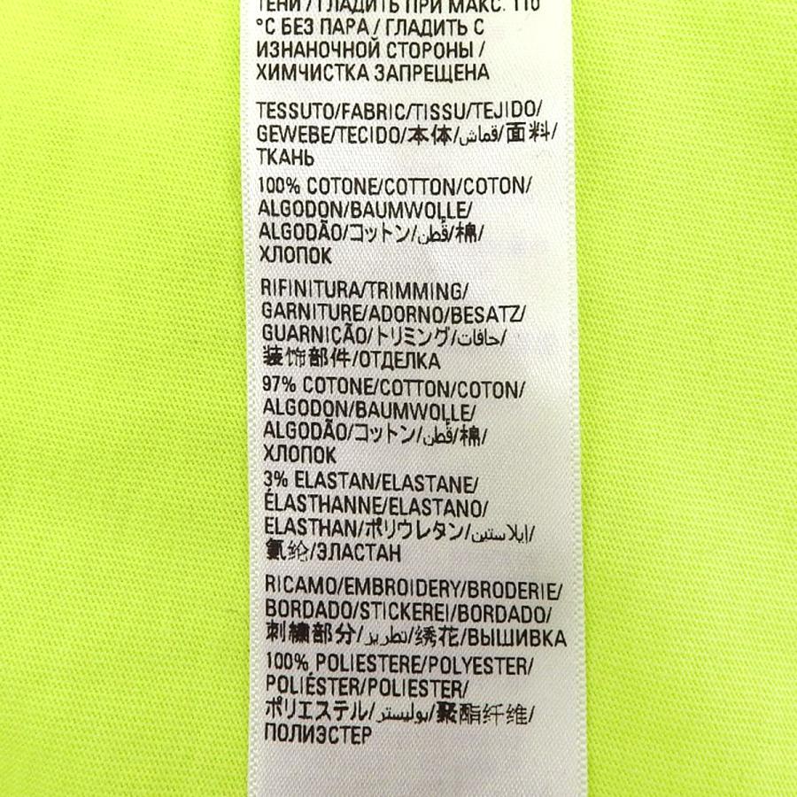 BALENCIAGA BALENCIAGA(バレンシアガ) ロゴ刺繍Tシャツ 2021年 アパレル ファッション 半袖 S コットン 黄緑 ...