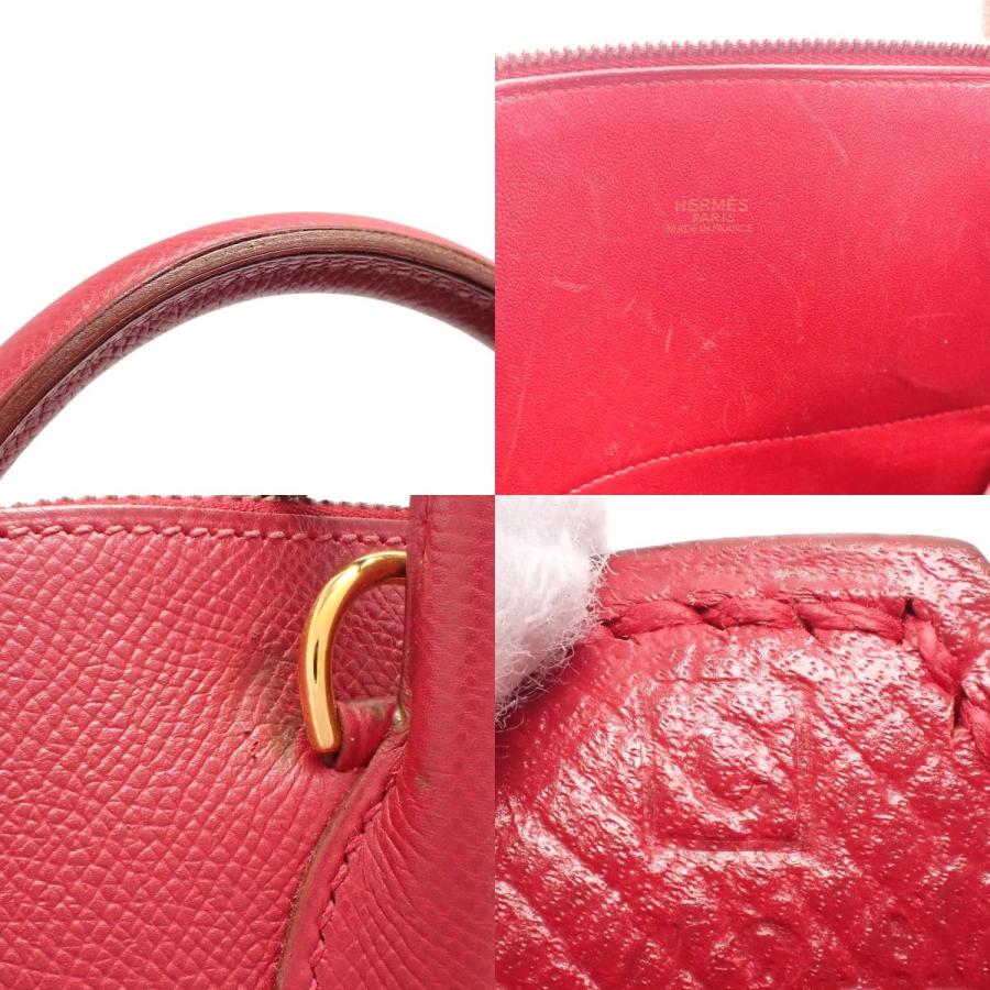 HERMES（エルメス） ボリード35 ルージュヴィフ レッド赤 クシュベル