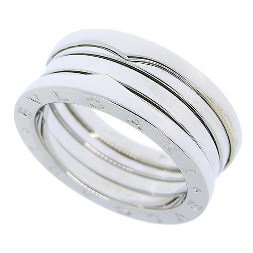 BVLGARI ブルガリ ビー・ゼロワン リング 指輪 アクセサリー ジュエリー B-zero1 54 K18 ホワイトゴールド WG 323530 40803000970【アラモード ...