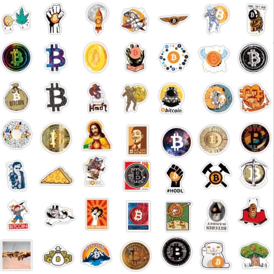 ビットコイン 仮想通貨 デジタル通貨 暗号通貨 公開鍵暗号 シール ステッカー50枚MMG : 22052703 : G&Q - 通販 - Yahoo!ショッピング