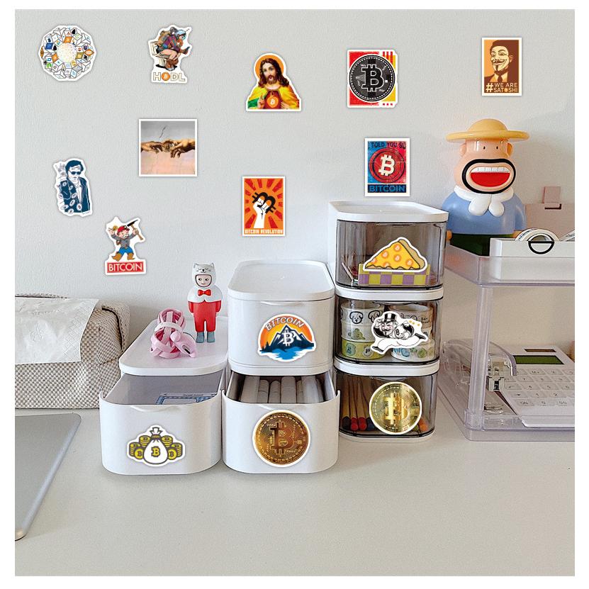 ビットコイン 仮想通貨 デジタル通貨 暗号通貨 公開鍵暗号 シール ステッカー50枚MMG : 22052703 : G&Q - 通販 - Yahoo!ショッピング