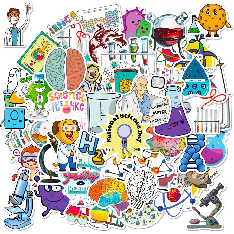 化学 化学実験 実験室 化学反応 化学元素 実験器具 理系 化学系 シール ステッカー50枚BPC : G&Q - 通販 - Yahoo!ショッピング