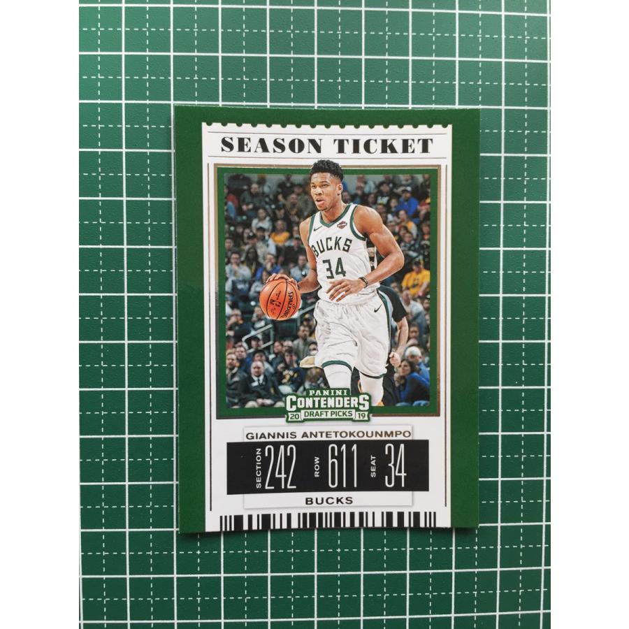 ★PANINI NBA 2019-20 CONTENDERS DRAFT PICKS #17 GIANNIS ANTETOKOUNMPO ...