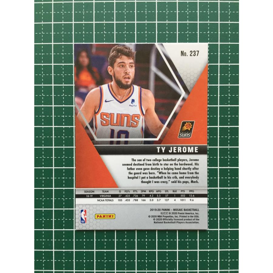 ★PANINI 2019-20 NBA MOSAIC #237 TY JEROME[PHOENIX SUNS]ベースカード ルーキー RC ...