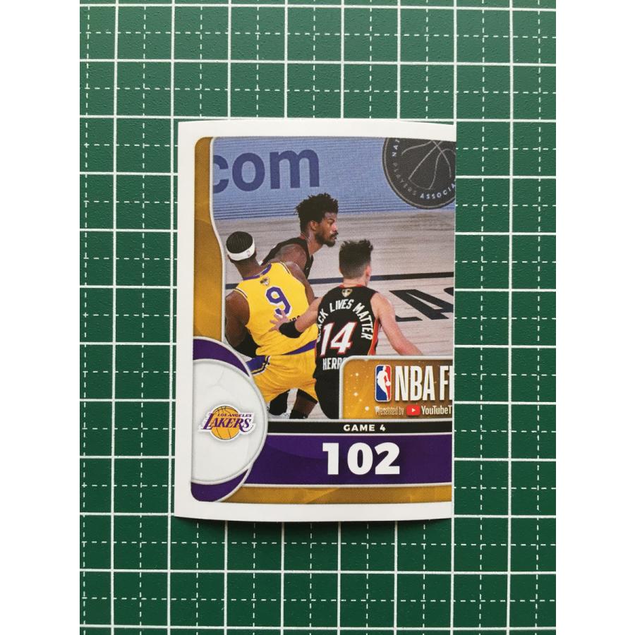 ★PANINI 2020-21 NBA STICKER & CARD COLLECTION #69 LOS ANGELES LAKERS vs ...