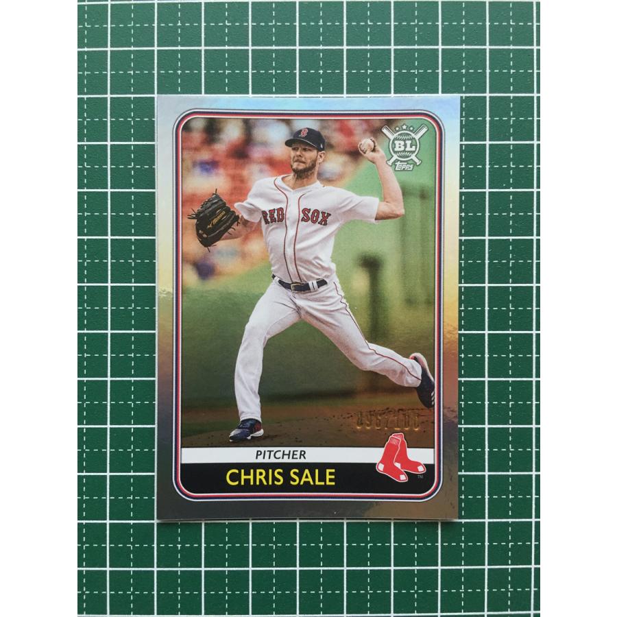 ★TOPPS MLB 2020 BIG LEAGUE #149 CHRIS SALE[BOSTON RED SOX]RAINBOW FOIL ...