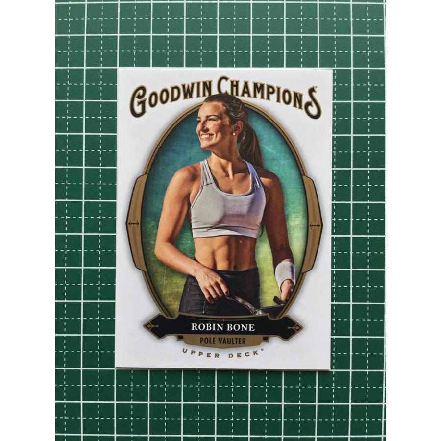 ★UPPER DECK 2020 GOODWIN CHAMPIONS #12 ROBIN BONE[POLE VAULT]ベースカード UD ...