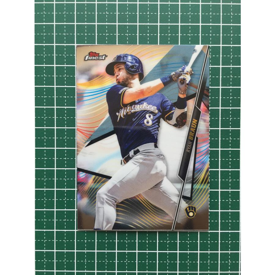 ★TOPPS MLB 2020 FINEST #2 RYAN BRAUN[MILWAUKEE BREWERS]ベースカード 20★ :2020 ...