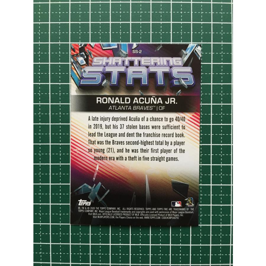 ★TOPPS MLB 2020 FIRE #SS-2 RONALD ACUNA JR.[ATLANTA BRAVES]インサートカード ...