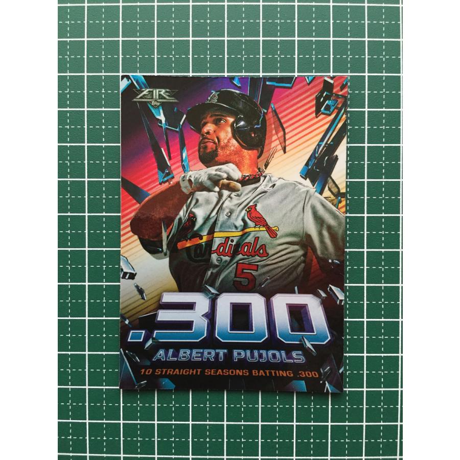 ★TOPPS MLB 2020 FIRE #SS-9 ALBERT PUJOLS[ST. LOUIS CARDINALS]インサートカード ...