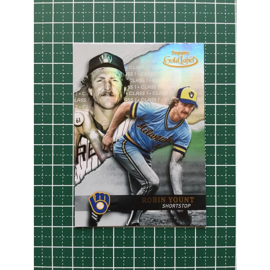 ★TOPPS MLB 2020 GOLD LABEL #54 ROBIN YOUNT[MILWAUKEE BREWERS]ベースカード ...