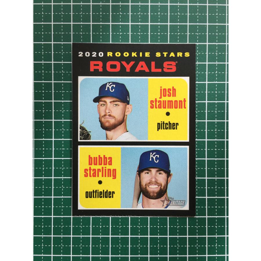 ★TOPPS MLB 2020 HERITAGE #247 JOSH STAUMONT & BUBBA STARLING[KANSAS ...