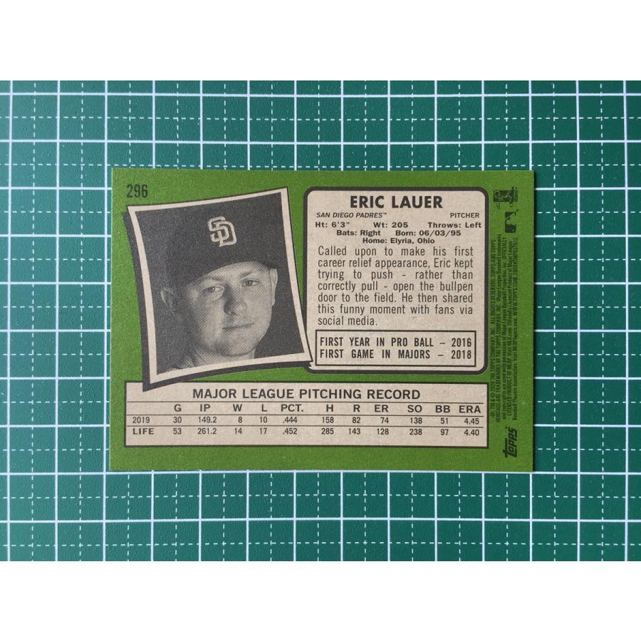 ★TOPPS MLB 2020 HERITAGE #296 ERIC LAUER[SAN DIEGO PADRES]ベースカード 20 ...