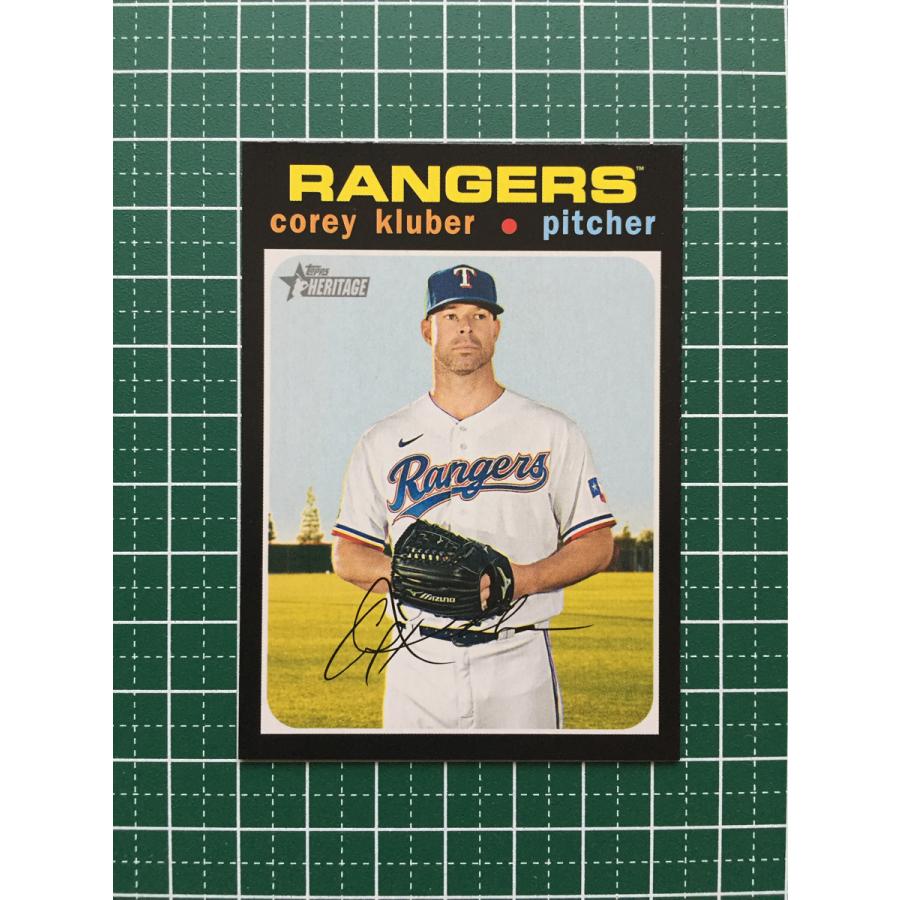 ★TOPPS MLB 2020 HERITAGE HIGH NUMBER #508 COREY KLUBER[TEXAS RANGERS ...