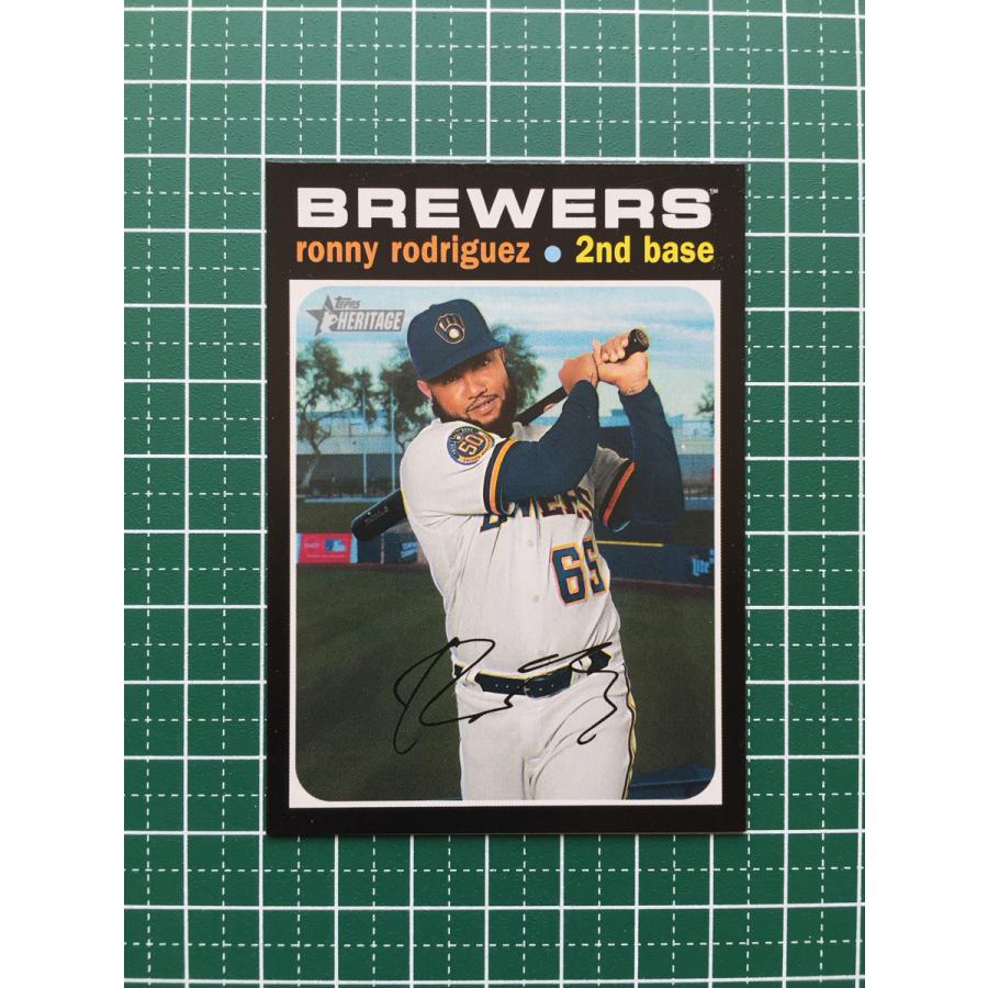 ★TOPPS MLB 2020 HERITAGE HIGH NUMBER #600 RONNY RODRIGUEZ[MILWAUKEE ...