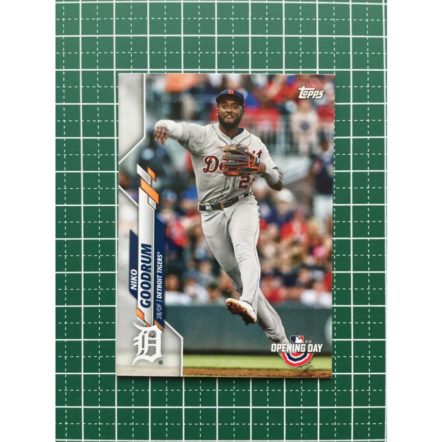 ★TOPPS MLB 2020 OPENING DAY #179 NIKO GOODRUM[DETROIT TIGERS]ベースカード 20 ...