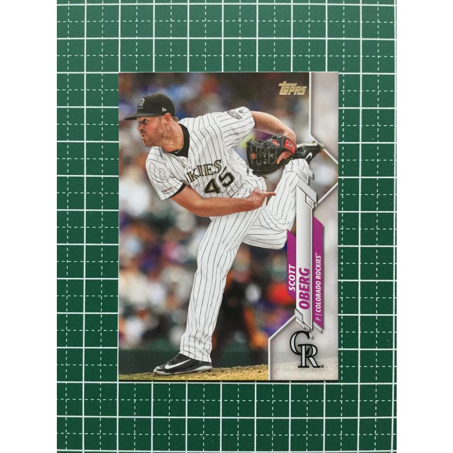 ★TOPPS MLB 2020 SERIES 2 #395 SCOTT OBERG[COLORADO ROCKIES]ベースカード 20★ : カードショップ テソーロ ヤフー店 - 通販 ...