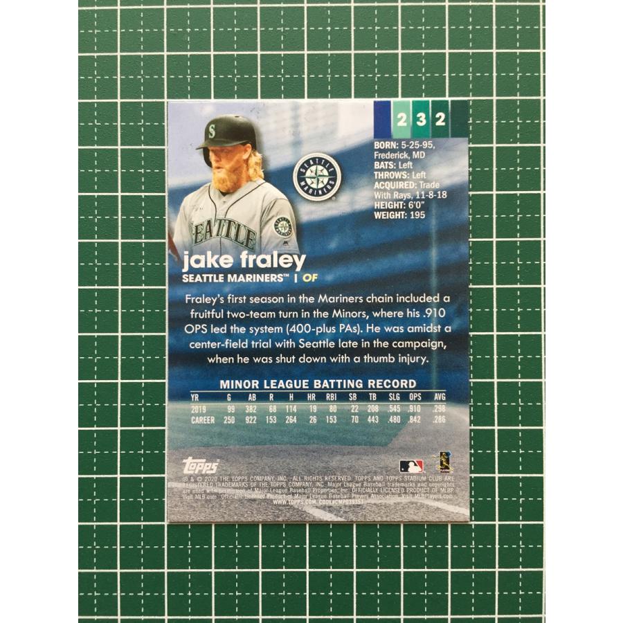 ★TOPPS MLB 2020 STADIUM CLUB #232 JAKE FRALEY[SEATTLE MARINERS]ベースカード ...