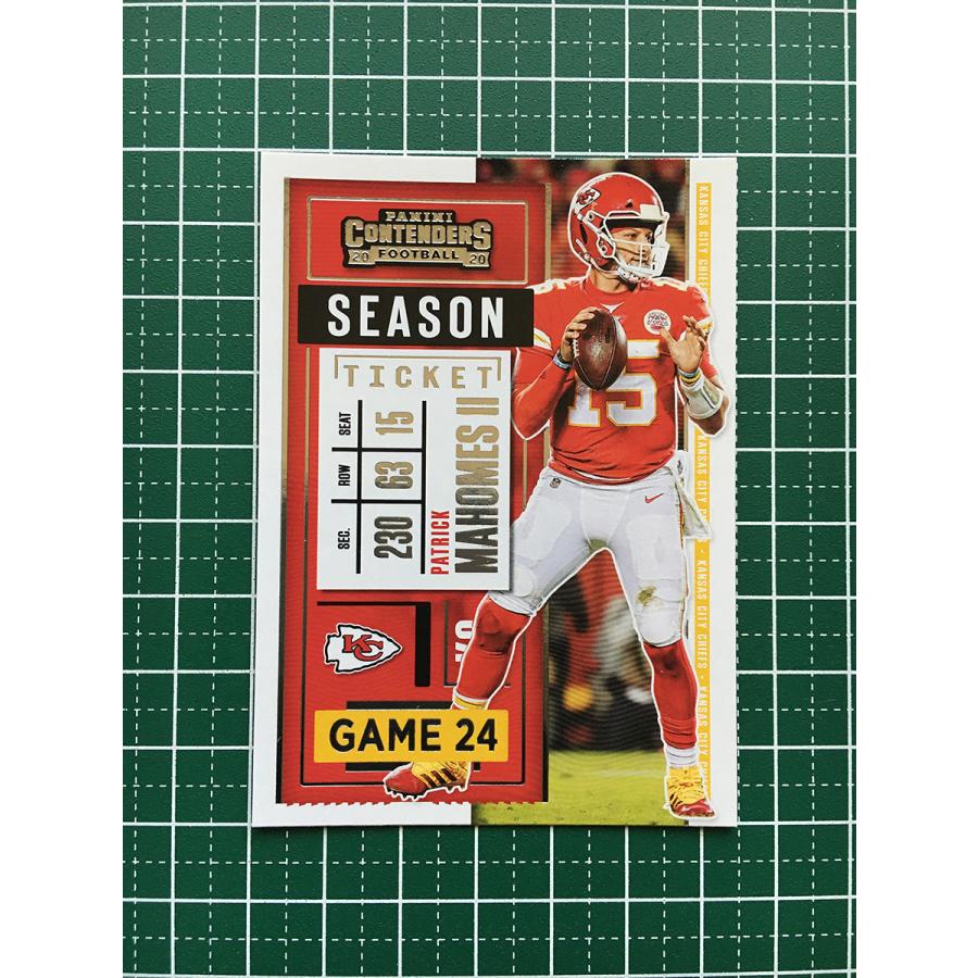 ★PANINI 2020 NFL CONTENDERS #2 PATRICK MAHOMES II[KANSAS CITY CHIEFS ...