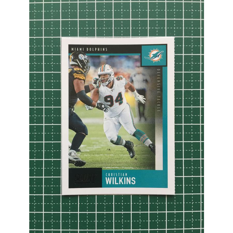 ★PANINI 2020 NFL SCORE FOOTBALL #17 CHRISTIAN WILKINS[MIAMI DOLPHINS ...