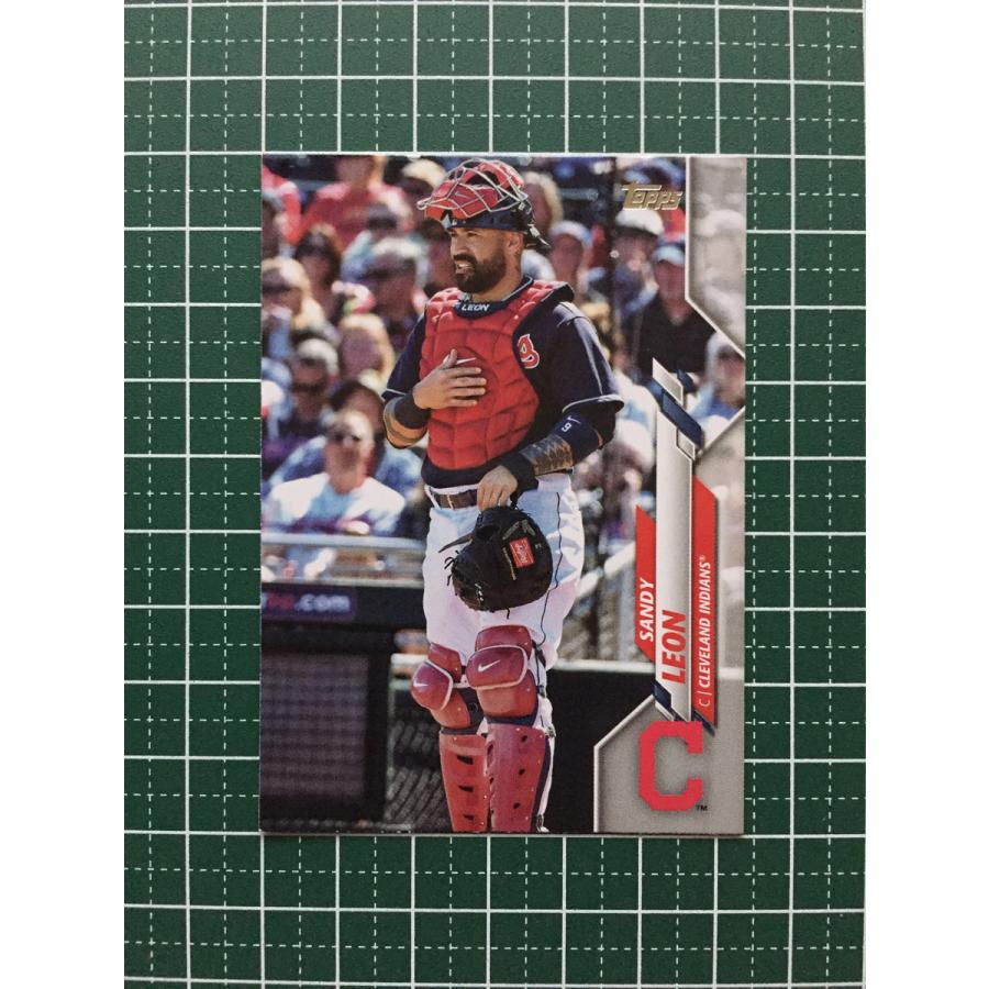★TOPPS MLB 2020 UPDATE SERIES #U-48 SANDY LEON[CLEVELAND INDIANS]ベースカード ...