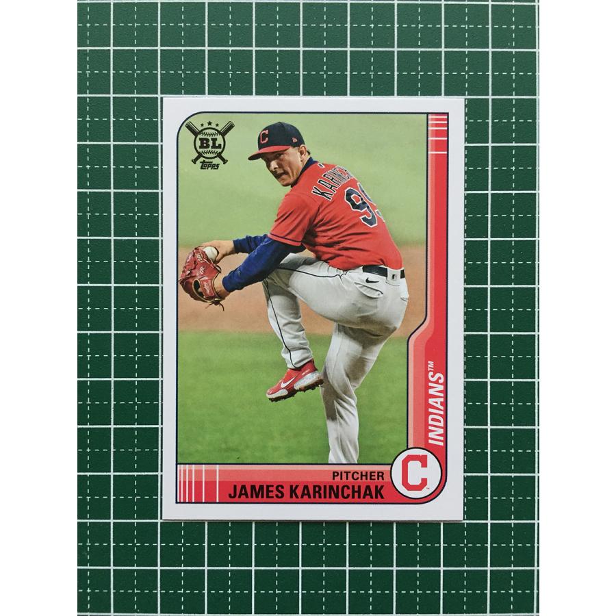 ★TOPPS MLB 2021 BIG LEAGUE #69 JAMES KARINCHAK[CLEVELAND INDIANS]ベースカード ...