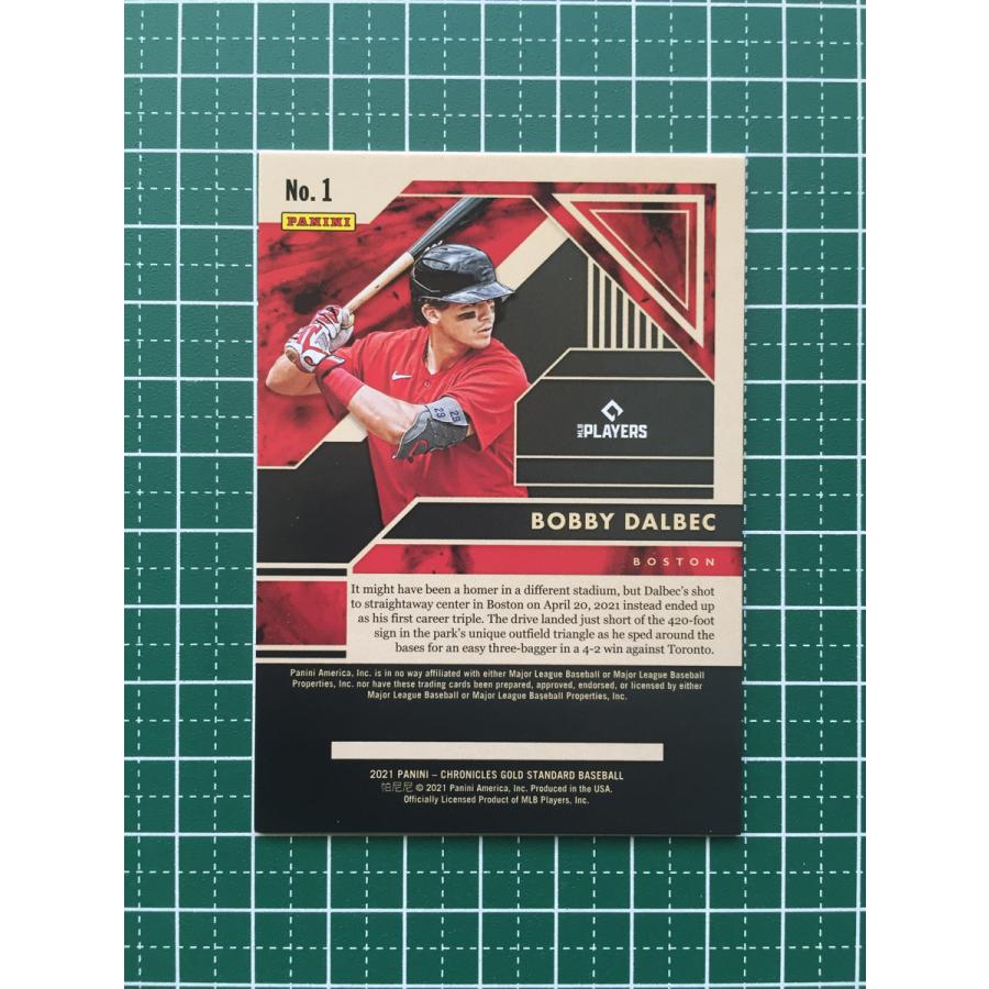 ★PANINI MLB 2021 CHRONICLES #1 ボビー・ダルベック／BOBBY DALBEC[BOSTON RED SOX／読売 ...