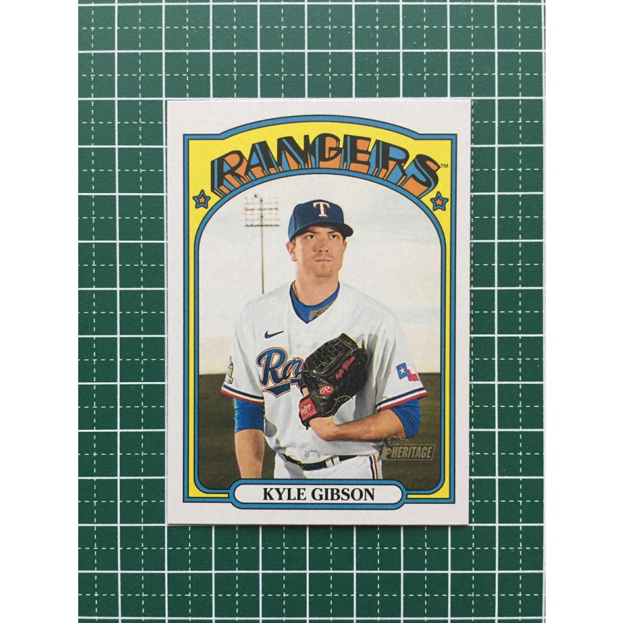★TOPPS MLB 2021 HERITAGE #224 KYLE GIBSON[TEXAS RANGERS]ベースカード★ : 2021 ...