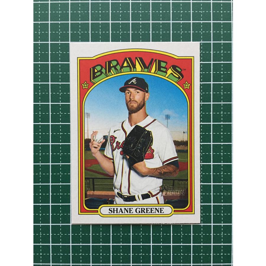 ★TOPPS MLB 2021 HERITAGE #281 SHANE GREENE[ATLANTA BRAVES]ベースカード★ : カード ...