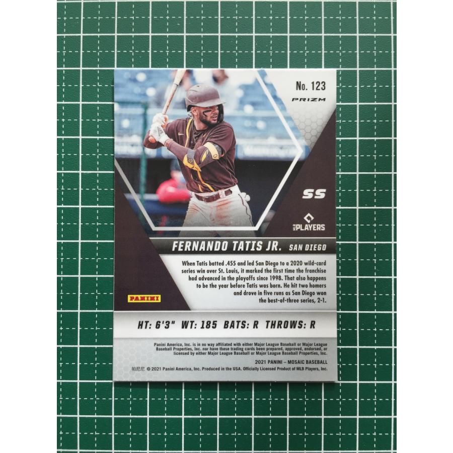 ★PANINI MLB 2021 MOSAIC #123 FERNANDO TATIS JR.[SAN DIEGO PADRES]PINK ...