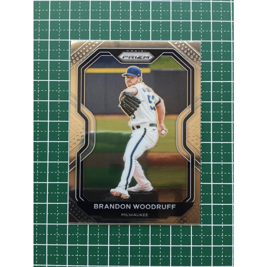★PANINI MLB 2021 PRIZM #18 BRANDON WOODRUFF[MILWAUKEE BREWERS]ベースカード ...