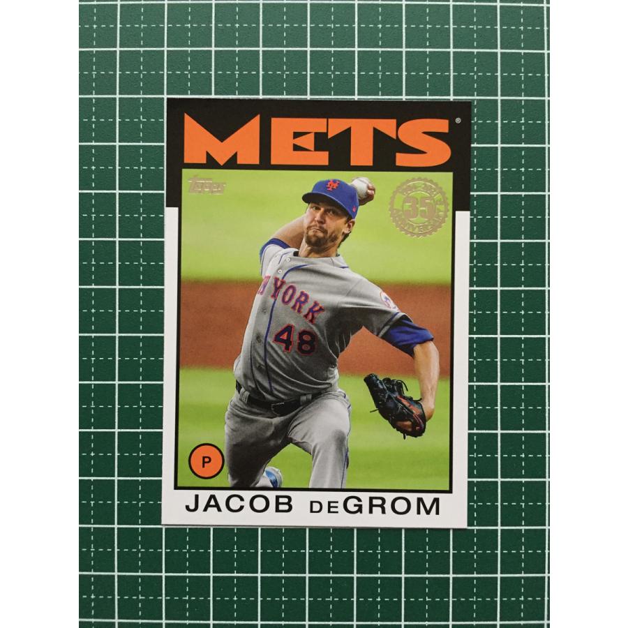 ★TOPPS MLB 2021 SERIES 1 #86B-62 JACOB DEGROM[NEW YORK METS]インサートカード「1986 TOPPS BASEBALL 35th ...