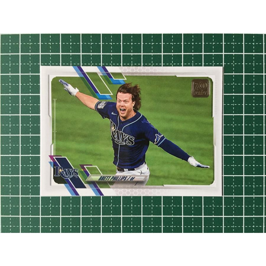 ★TOPPS MLB 2021 SERIES 2 #586 BRETT PHILLIPS[TAMPA BAY RAYS]ベースカード★ ...