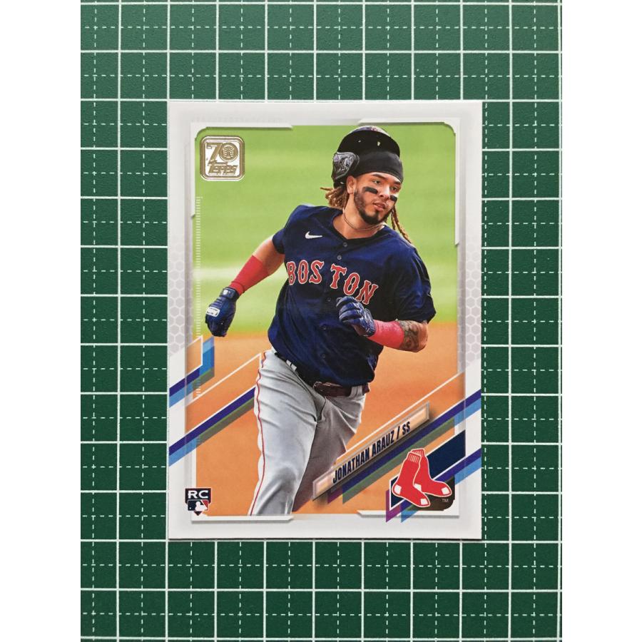 ★TOPPS MLB 2021 SERIES 2 #468 JONATHAN ARAUZ[BOSTON RED SOX]ベースカード ルーキー RC★ : カードショップ テソーロ ヤフー店 ...