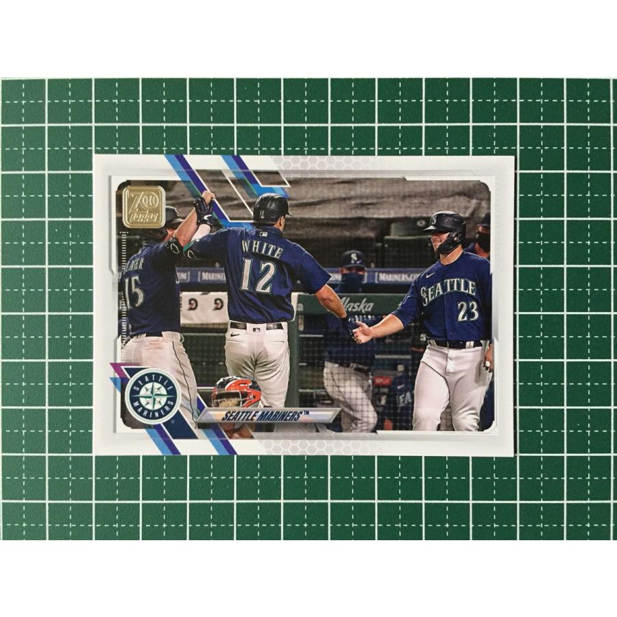★TOPPS MLB 2021 SERIES 2 #599 TEAM CARD／WHITE[SEATTLE MARINERS]ベースカード★ ...