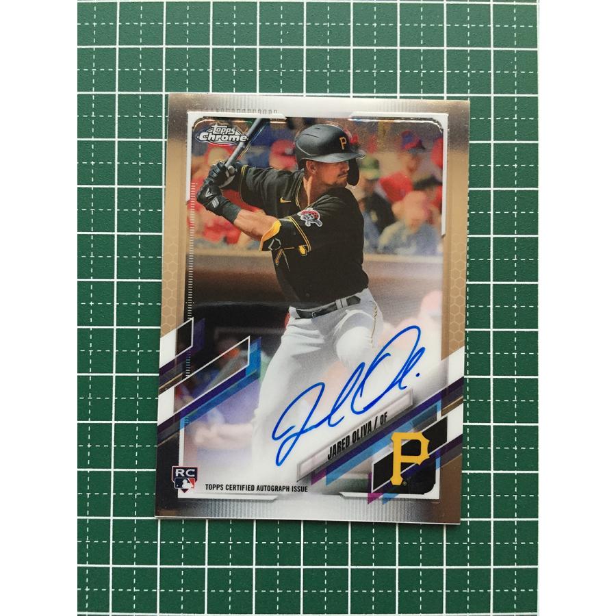 ★MLB 2021 TOPPS CHROME #RA-JOL JARED OLIVA[PITTSBURGH PIRATES]直筆サインカード ...